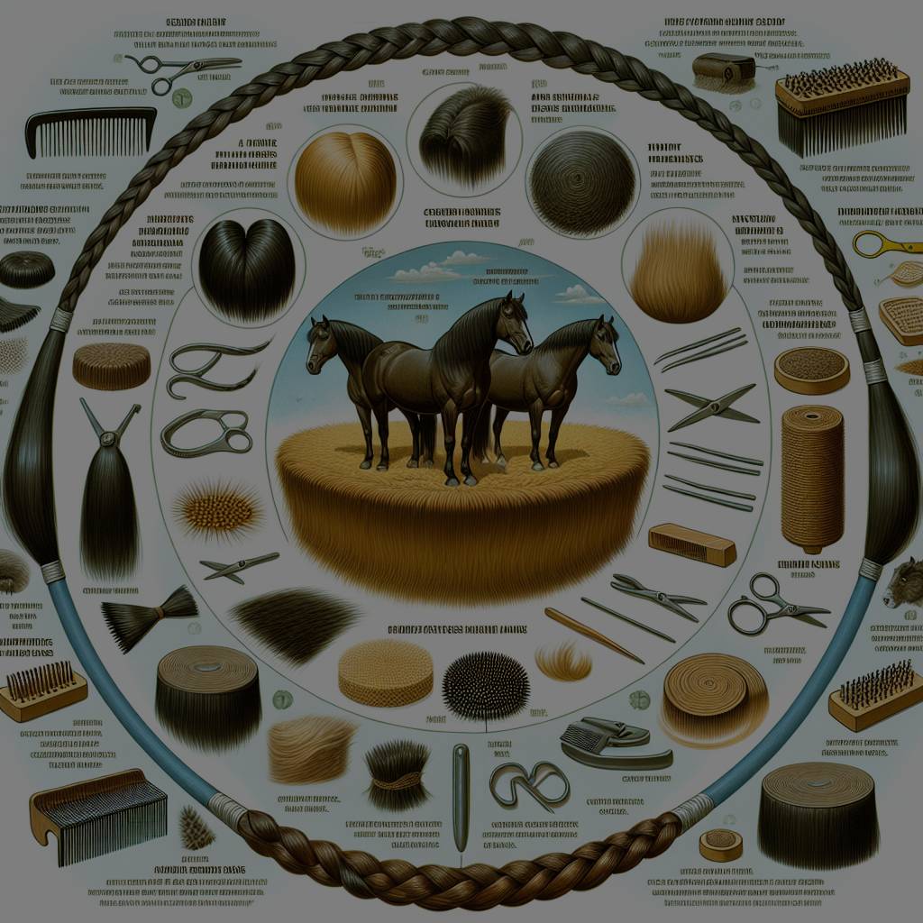 Crin de Cheval - Qualité Supérieure pour Artisanat et Musique